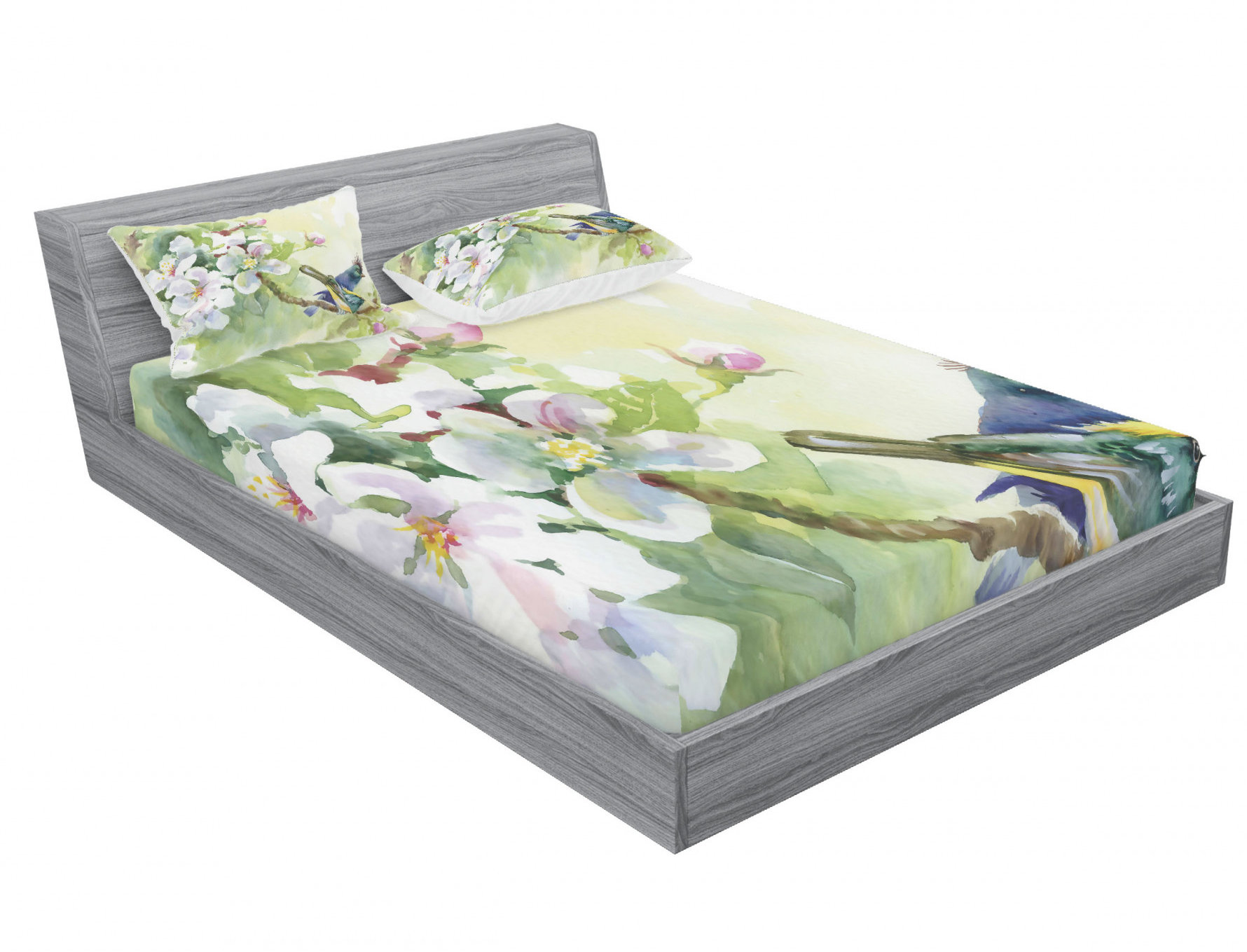 Ambesonne Rural Scenery Wilderness Botanical Garden Sheet Set | Wayfair