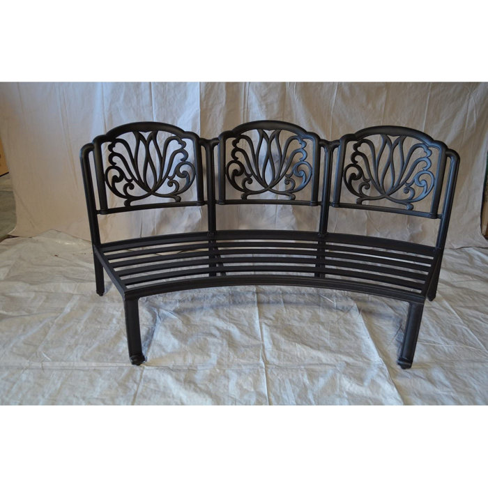 K B Patio Metal Outdoor Bench | Wayfair