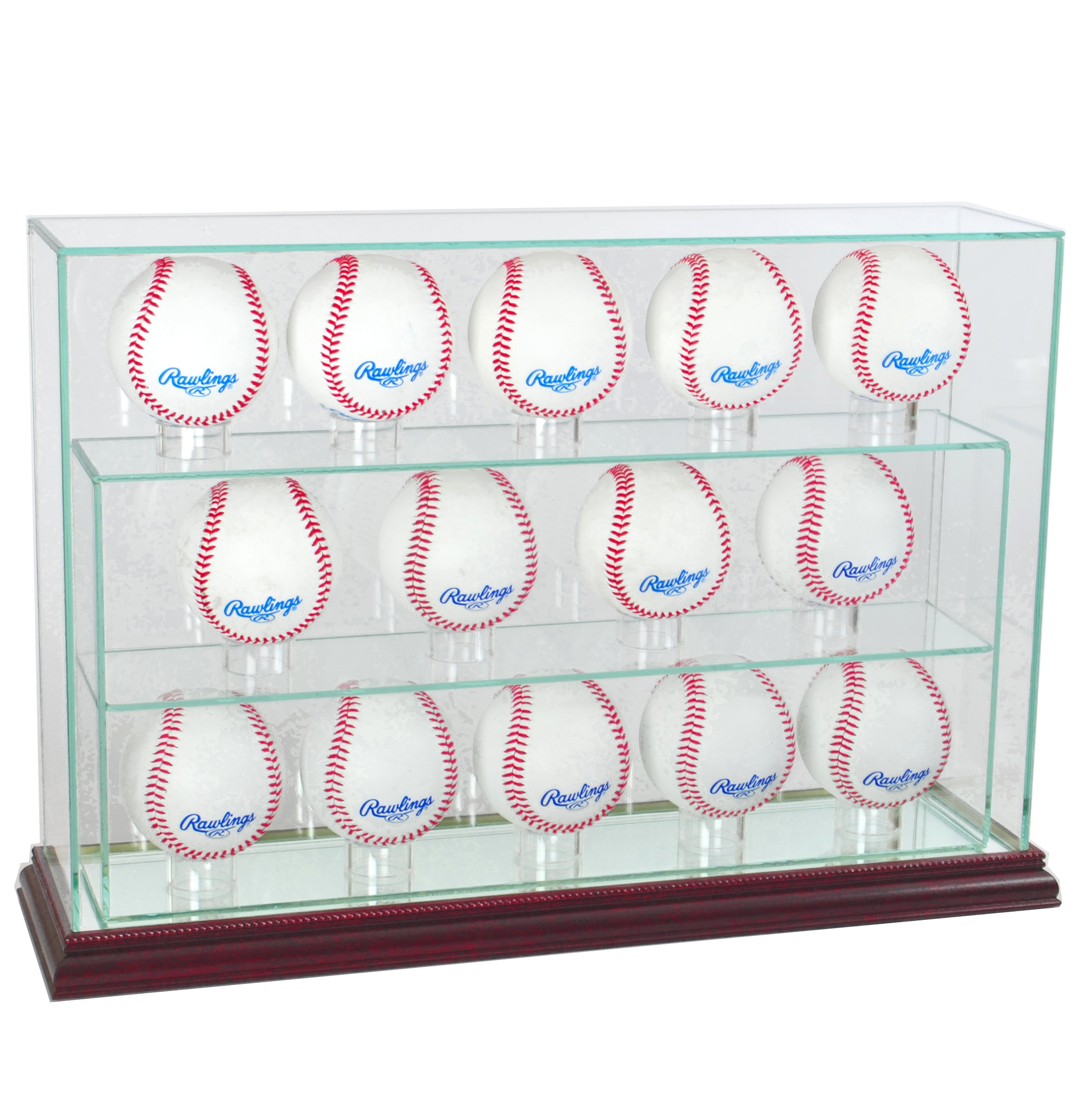 Perfect Cases and Frames Fourteen Baseball Upright Display Case | Wayfair