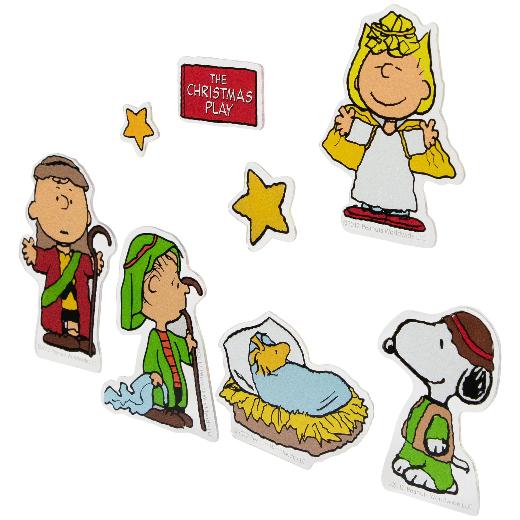 Northlight Seasonal Peanuts Christmas Nativity Window Decal | Wayfair