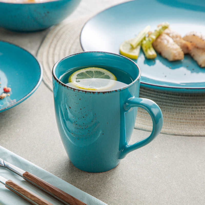 Millwood Pines Neal 16 Piece Stoneware Dinnerware Set - Service for 4 ...