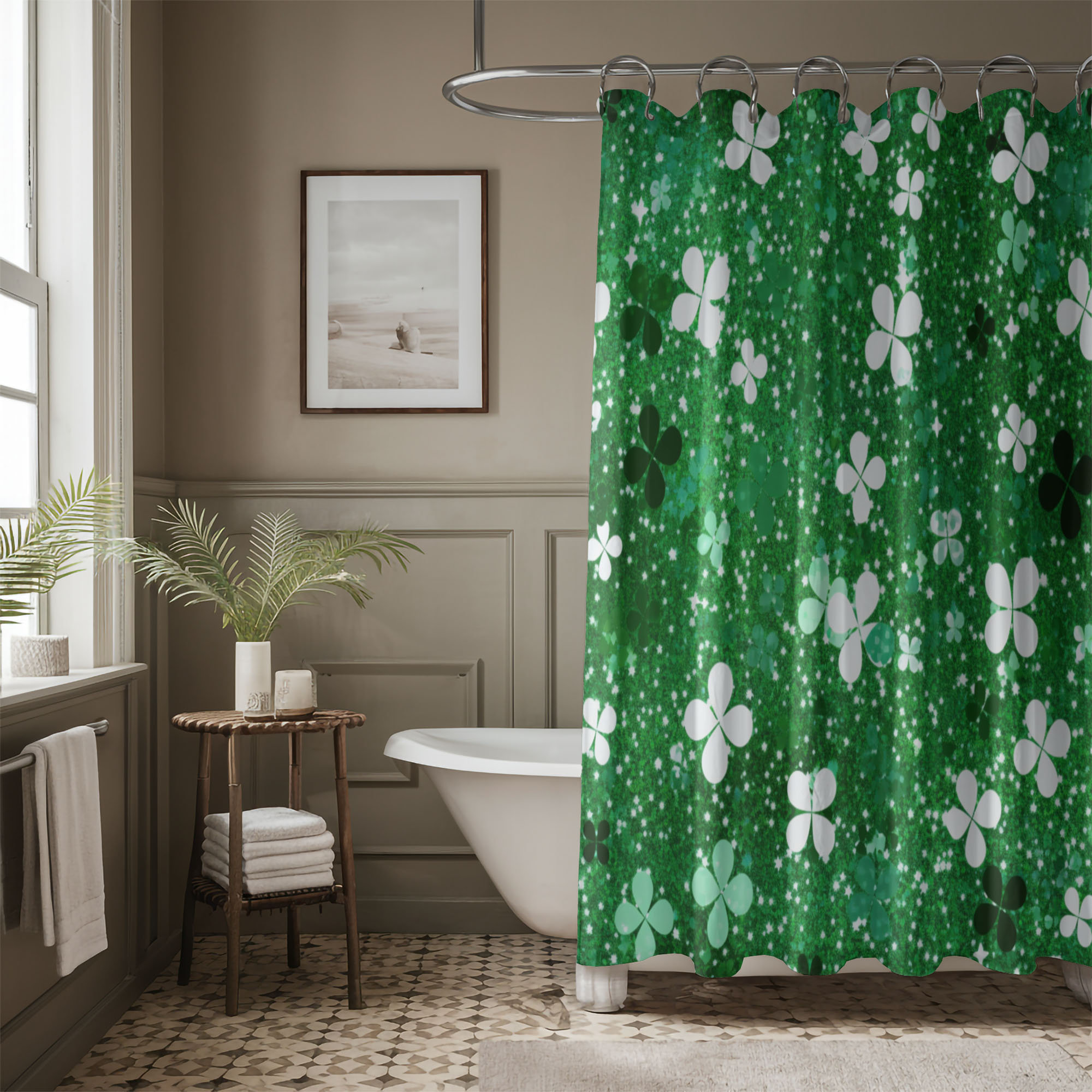 Red Barrel Studio Sham Shine - Premium Shower Curtain - Wayfair Canada