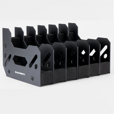 Blacksmith 2-Pack Pistol Rack, Gun Rack Fit 6/8 Guns Pistol Holder ...