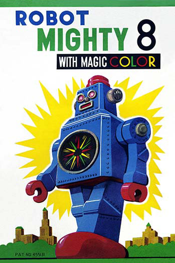 Buyenlarge 'Robot Mighty 8 with Magic Color' Vintage Advertisement ...