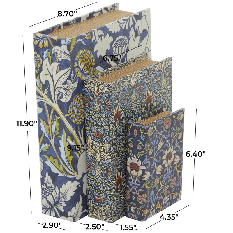 Lark Manor™ Traditional Book Box & Reviews | Wayfair