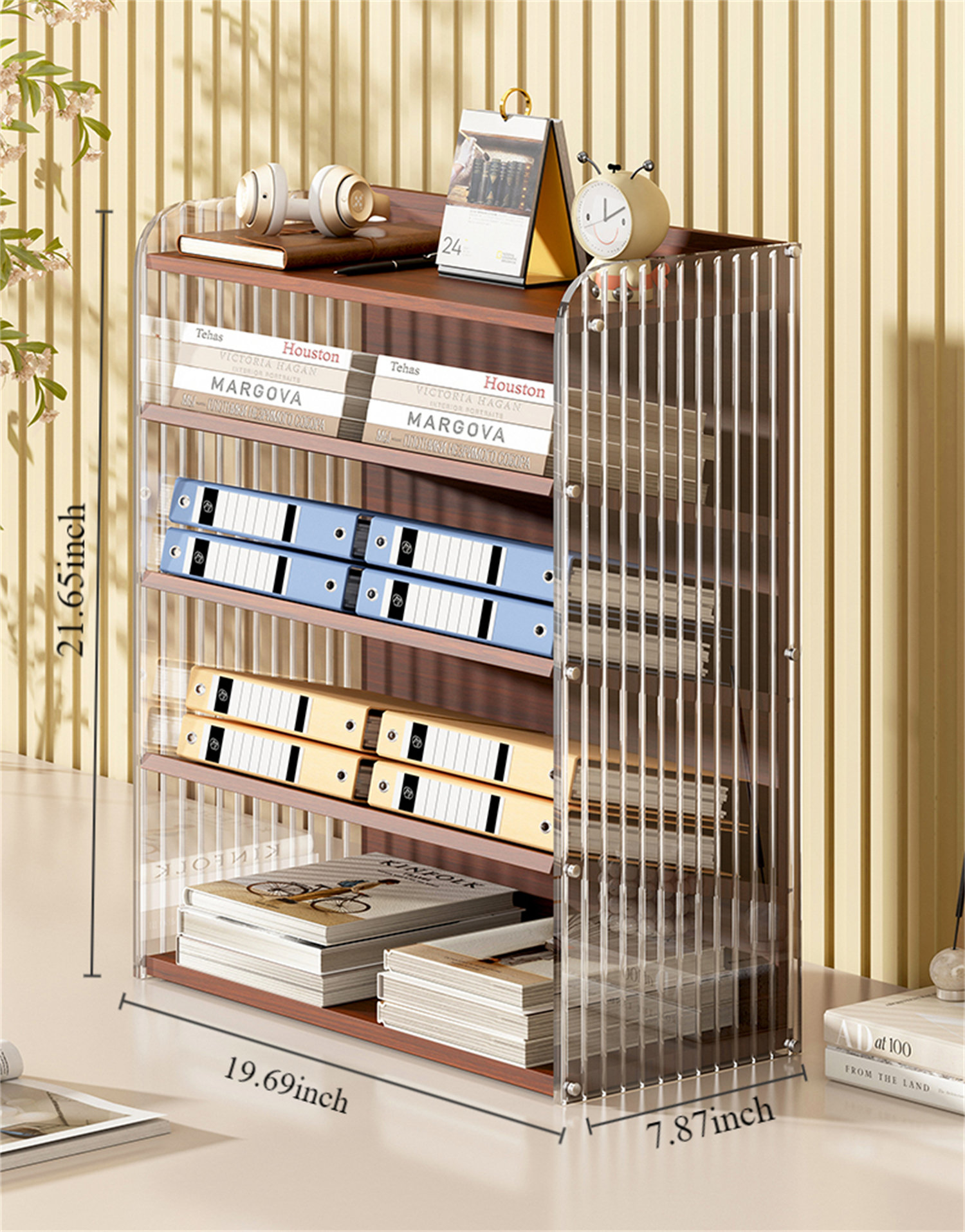 Hokku Designs Desktop Organizer Shelf, Simple Layered Storage Rack ...