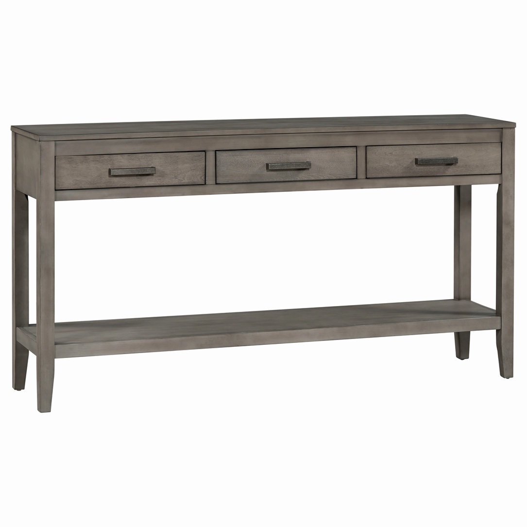 Red Barrel Studio® Elegant Contemporary 3-Drawer Console Table with 1 ...
