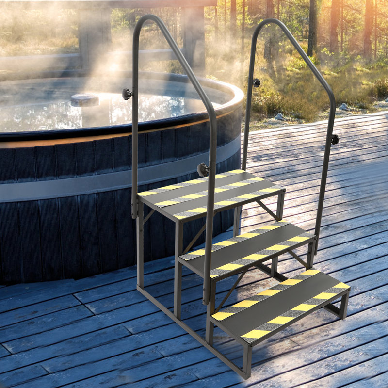 WFX Utility™ 3 - Step Steel Small Step Ladder | Wayfair