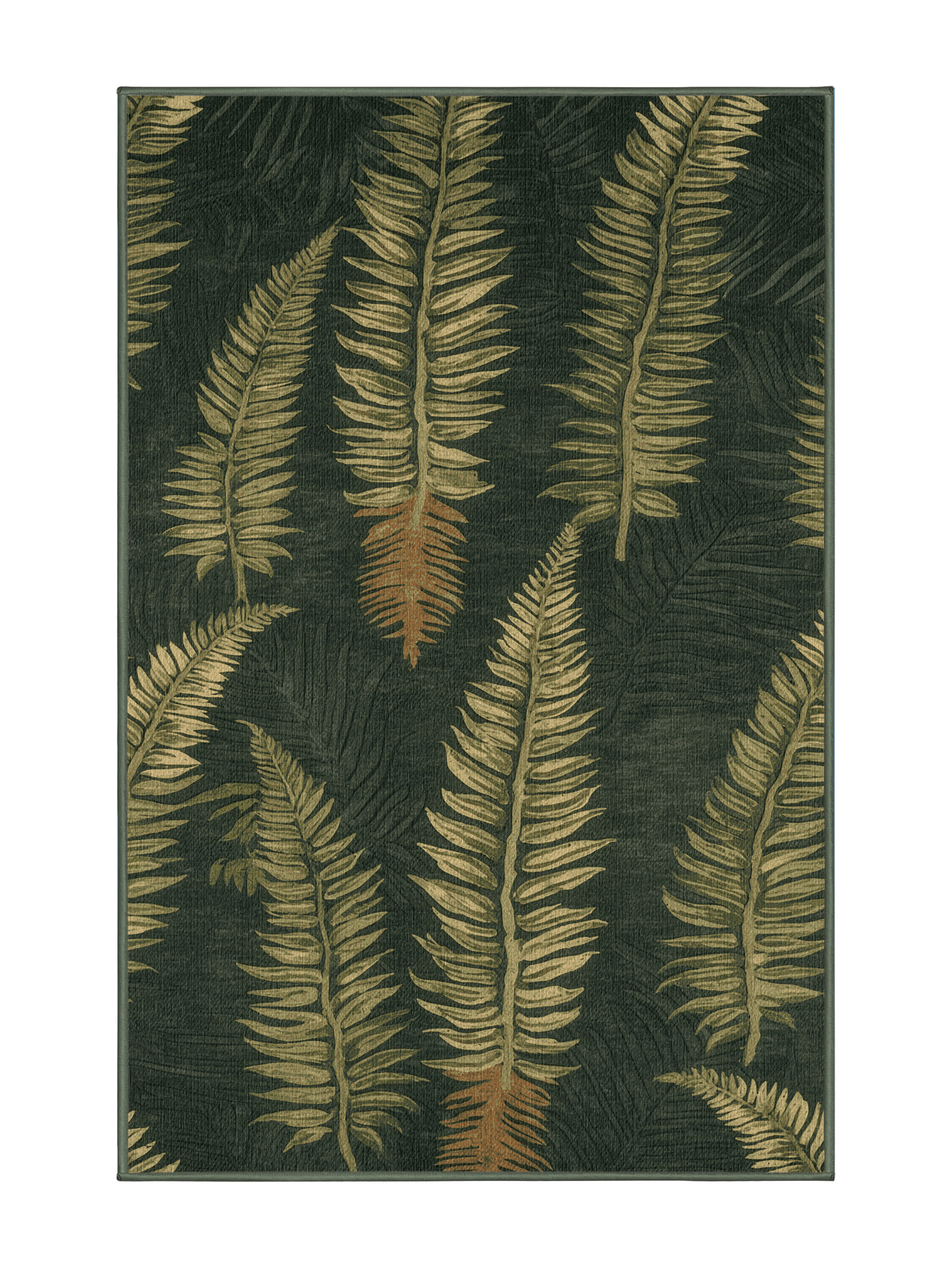 Rosdorf Park Washable Tree Ferns Hawaiian Area Rug | Wayfair