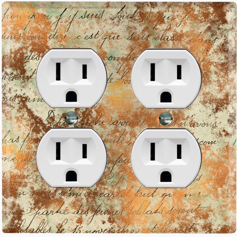 WorldAcc 2-Gang Duplex Outlet Wall Plate | Wayfair