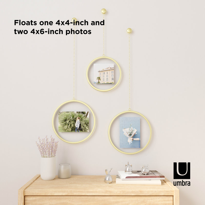 Umbra 3 Piece Fotochain Round Picture Frame Set & Reviews | Wayfair