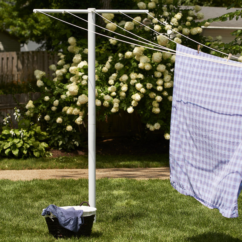 Rebrilliant Metal Clothesline Pole & Reviews | Wayfair