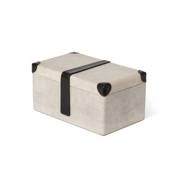 Park Hill Faux Leather Decorative Box | Wayfair