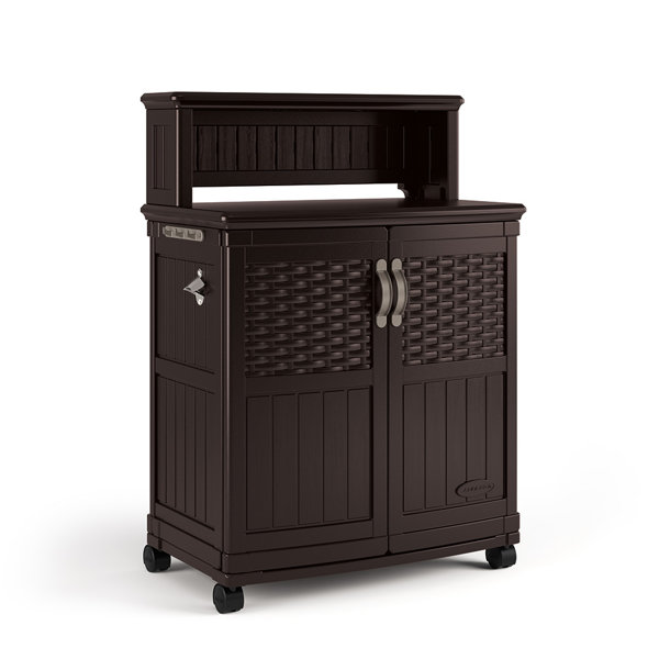 Suncast Patio Storage and Prep Station & Reviews | Wayfair