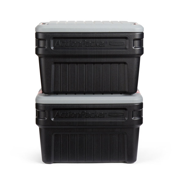 Rubbermaid Action Packer Heavy Duty Storage Totes with Lids & Reviews ...