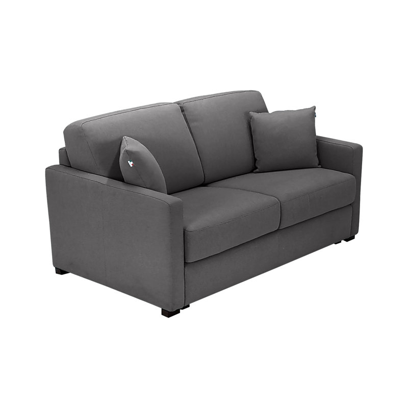 Hokku Designs Vernall 64" Italian Top Grain Leather Loveseat | Wayfair