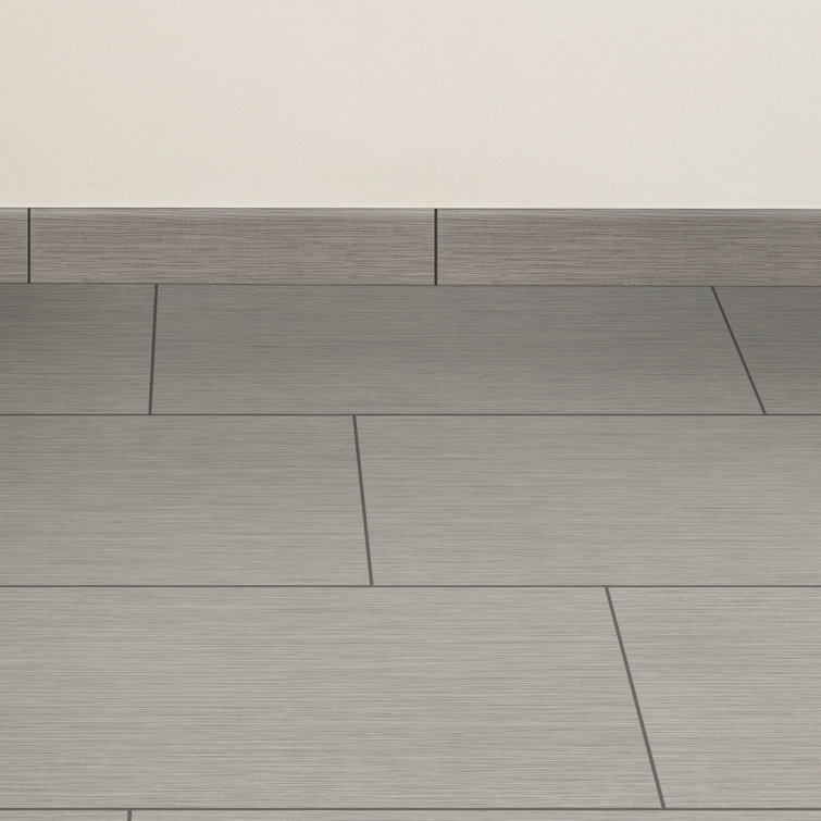 Focus Graphite 12 x 24 Porcelain Fabric Look Field Tile