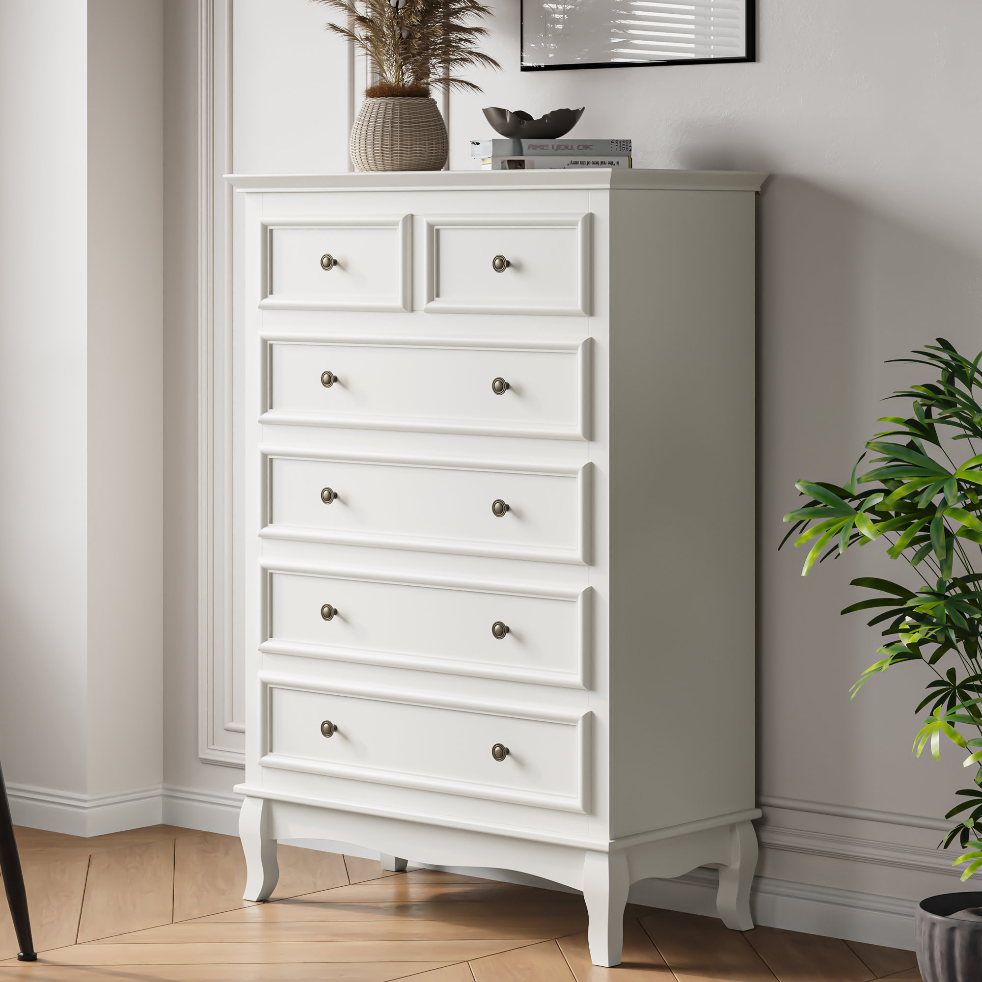 Winston Porter 6 Drawer 31" W Dresser & Reviews | Wayfair