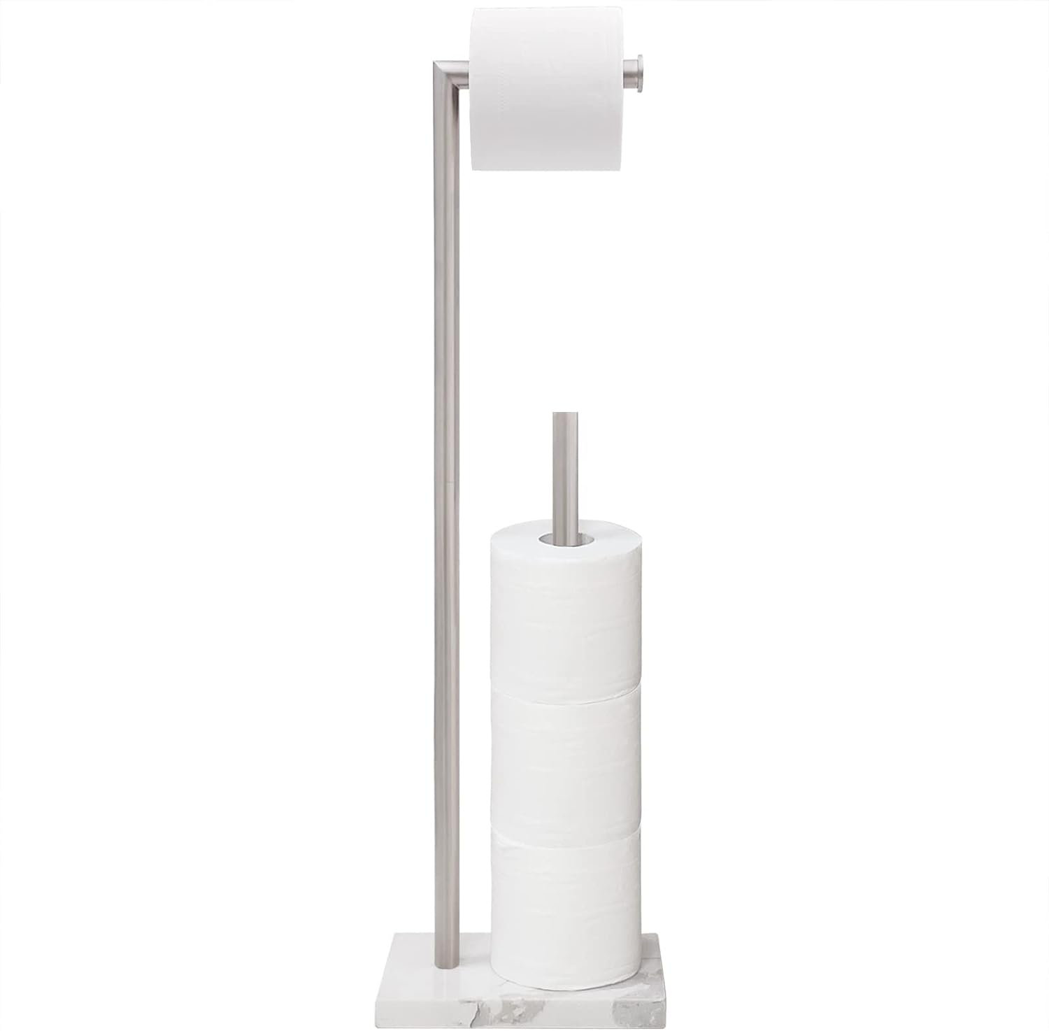 Brayden Studio® Free Standing Toilet Paper Holder Stand With Reserve ...