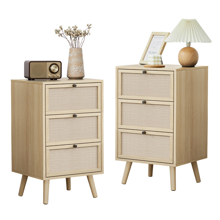 Bay Isle Home Kadil 3 - Drawer End Table | Wayfair