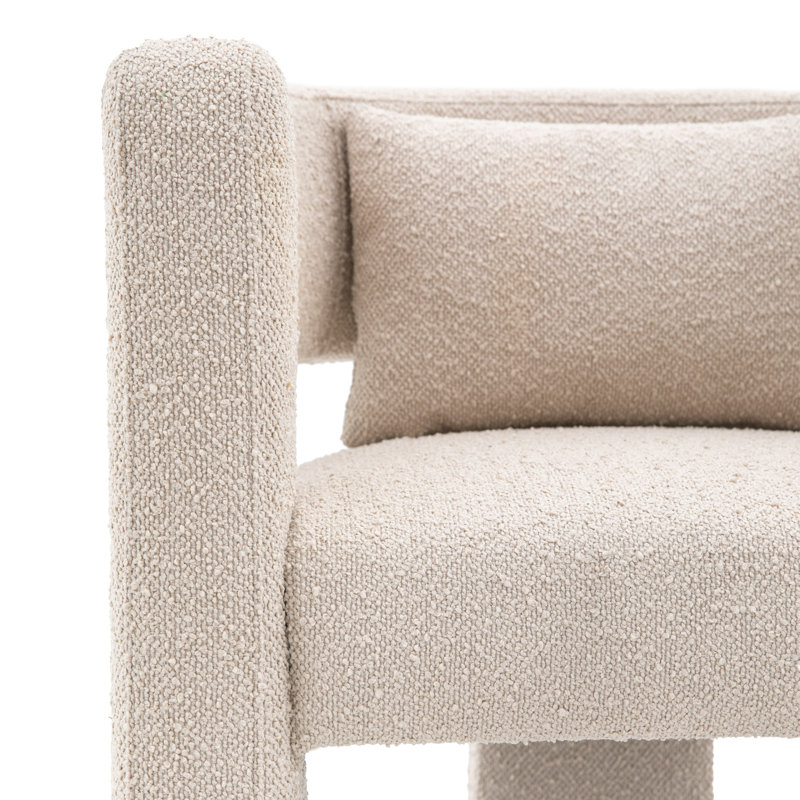 Metro Lane Bayla Boucle Armchair | Wayfair.co.uk