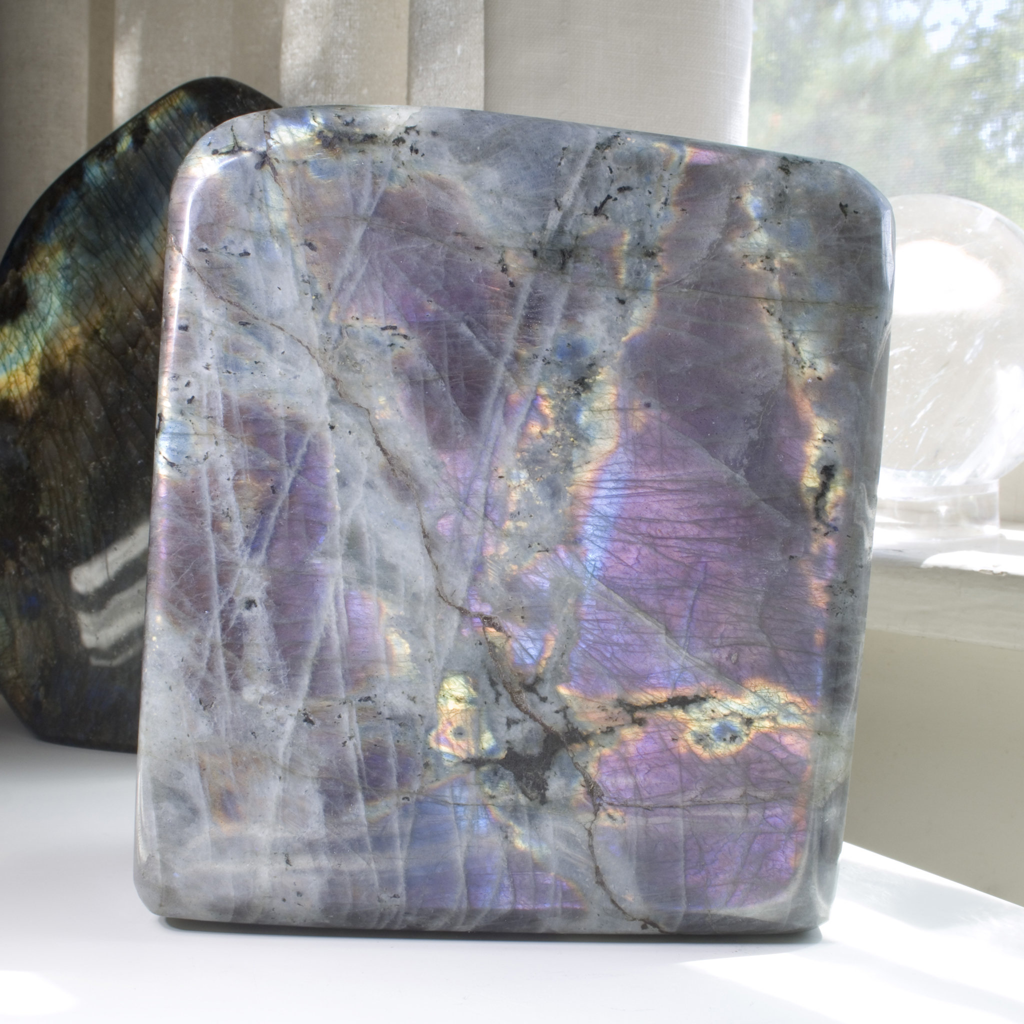 Studio Mineralia Labradorite Monolith Sculpture | Wayfair