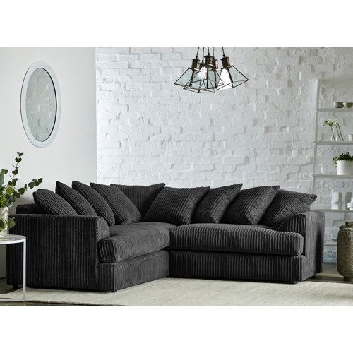 Black Corner Sofas You'll Love | Wayfair.co.uk