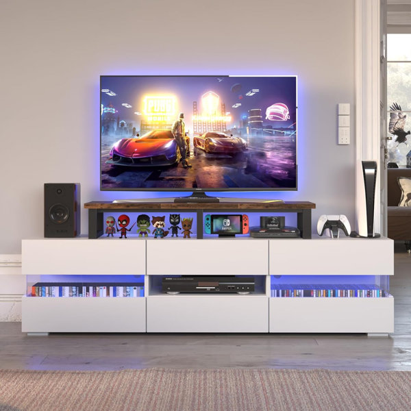 Everly Quinn 45" Large TV Riser For 32-60 Inch TV, TV Riser Stand Shelf ...