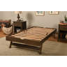 Winston Porter Javarius Wood Pop Up Trundle Bed In Walnut Brown Finish ...