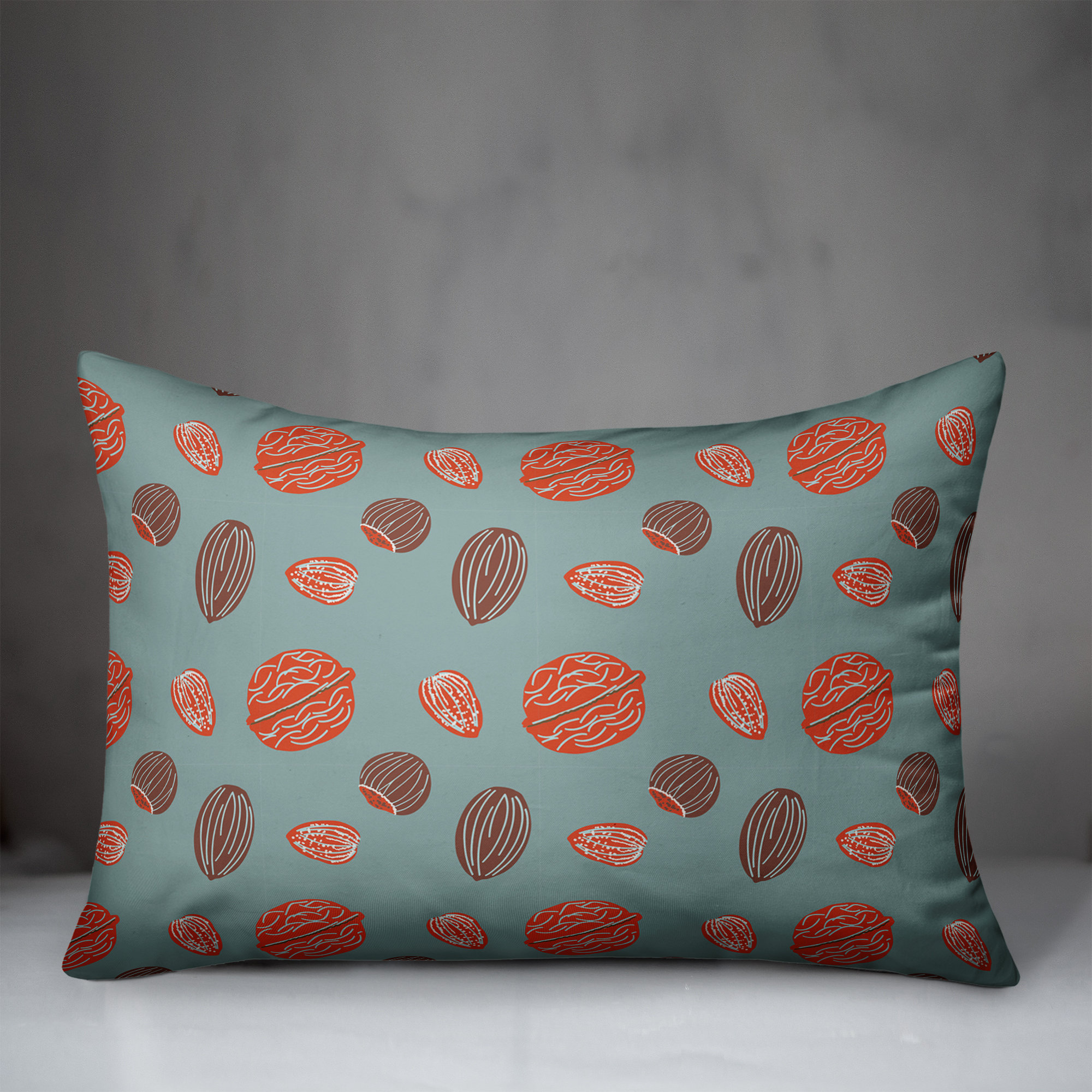 Designs Direct Creative Group Nut Assortment Lumbar Pillow | Wayfair