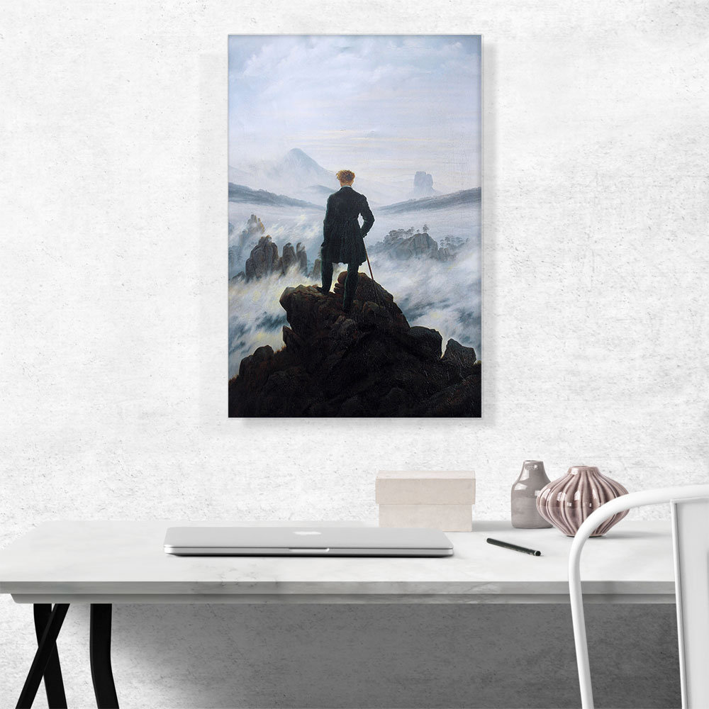 ARTCANVAS " The Wanderer Above The Sea Of Fog 1818 " by Caspar David ...