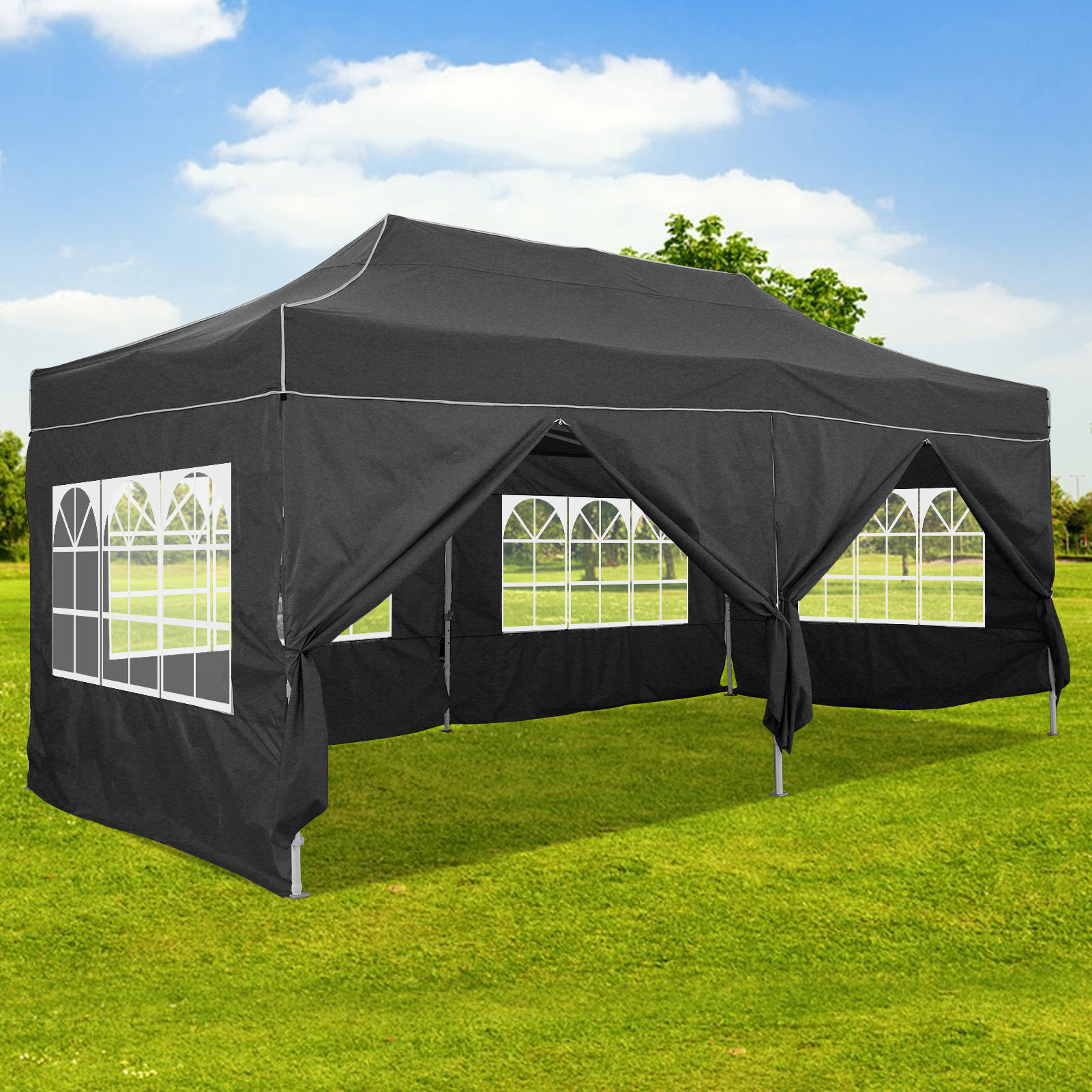 Himimi 20 Ft. W x 10 Ft. D Metal Pop-up Canopy | Wayfair