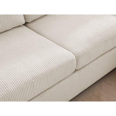 Latitude Run® Kujtesa 3 - Piece Upholstered Sectional & Reviews | Wayfair