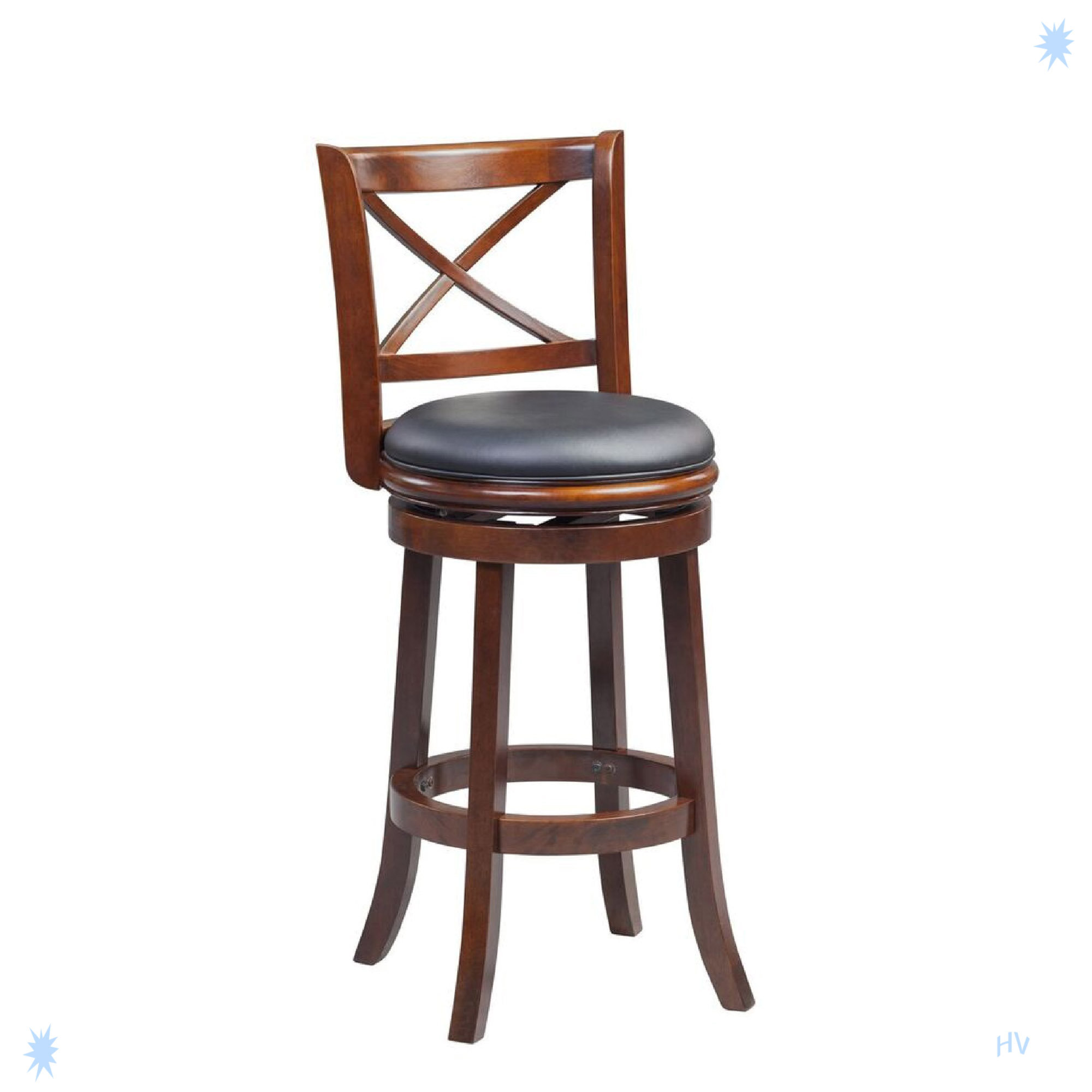 Breakwater Bay 29 Inch Swivel Bar Stool, Rich | Wayfair