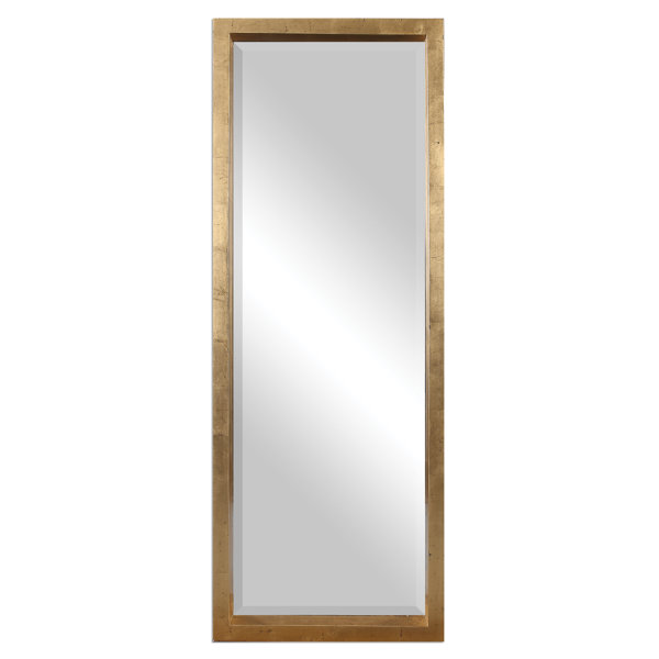 Wade Logan® Anguiano Rectangle Wood Mirror & Reviews | Wayfair