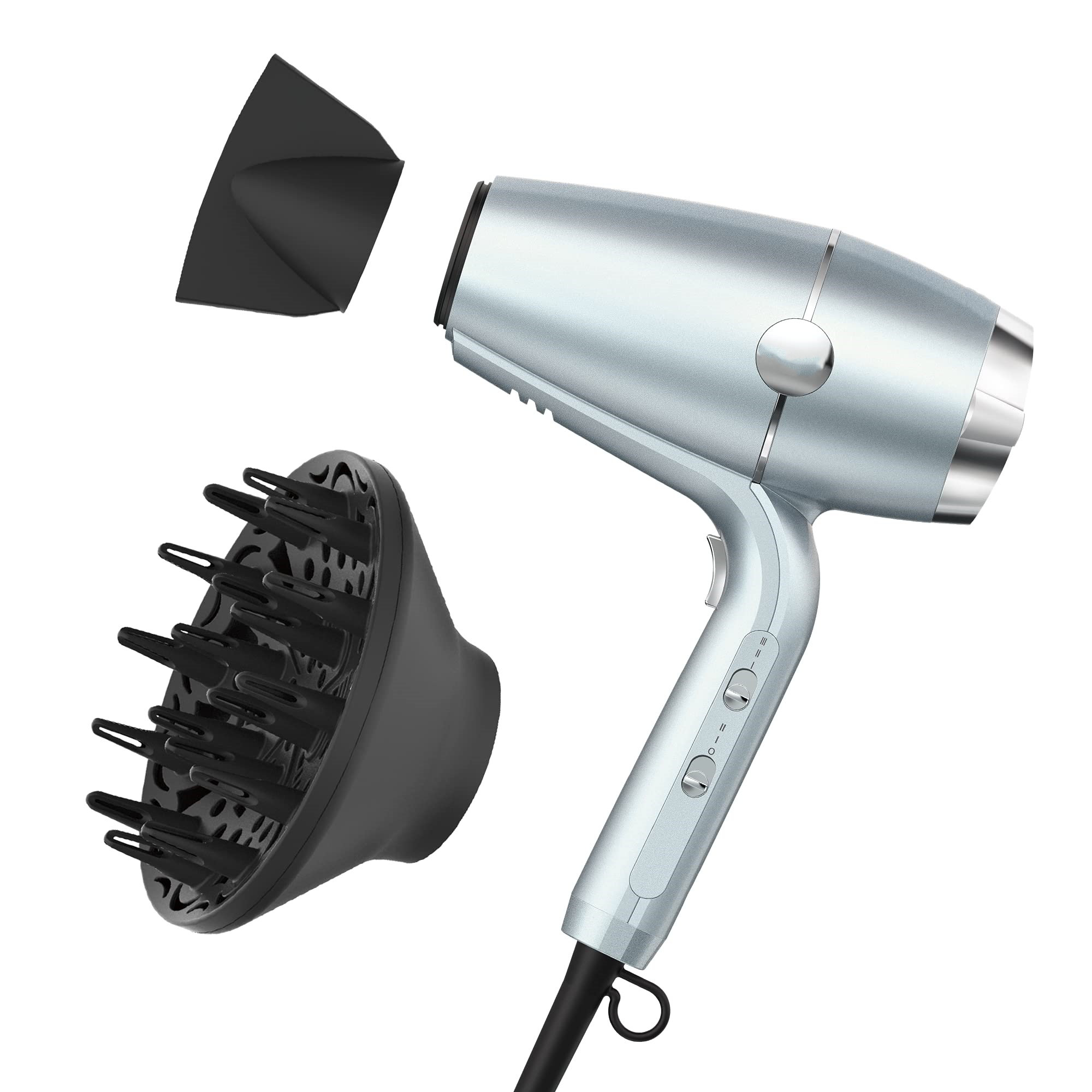 Symple Stuff Hair Dryer With Diffuser | Blow Dryer For Less Frizz, More ...