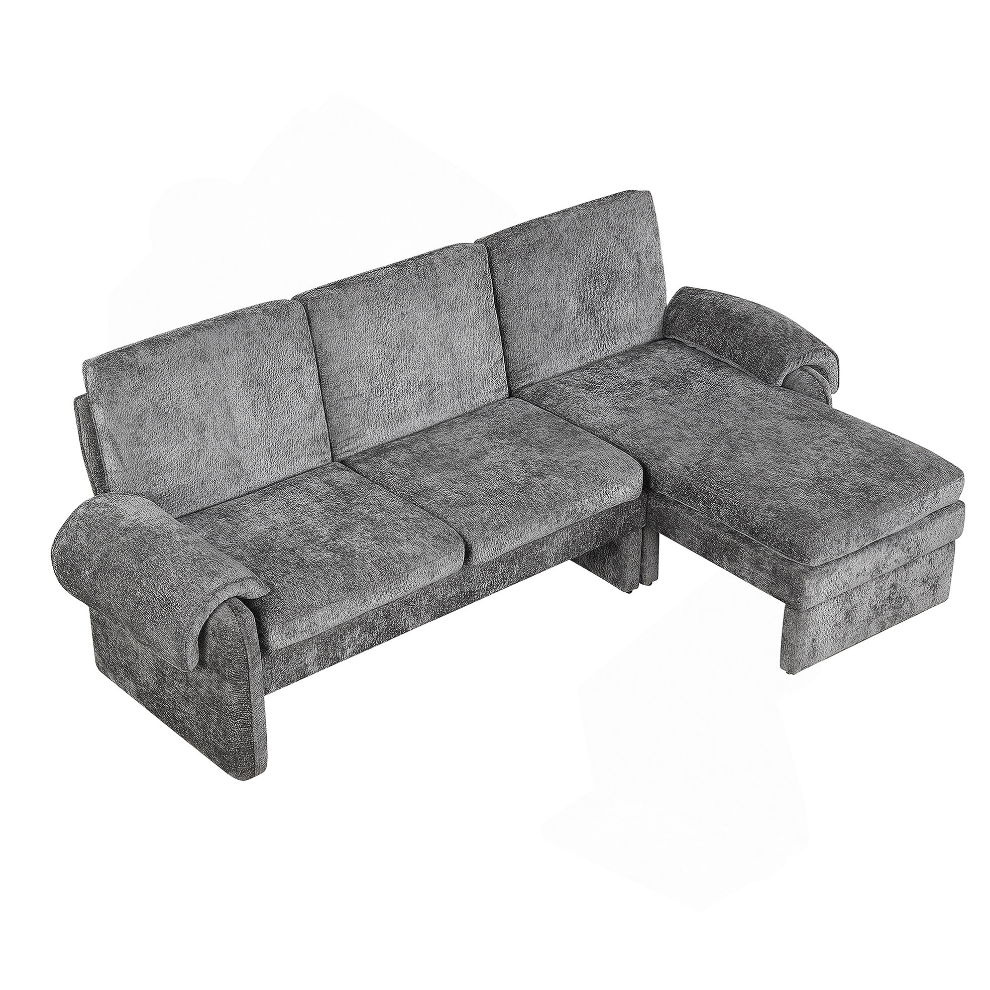 Ebern Designs 94.1" Convertible Futon Sofa Bed Futon Sofa Couch with an ...