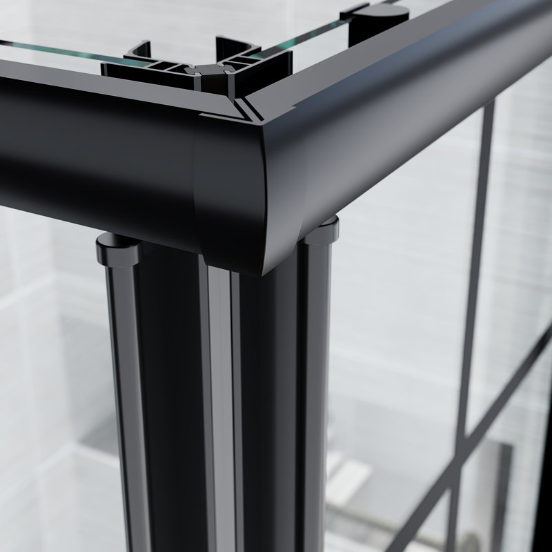 EAGLELY 36" W x 36" D x 72" H Framed Square Shower Enclosure & Reviews ...