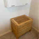 Dotted Line™ Ayden Solid Bamboo Wood Hamper & Reviews | Wayfair