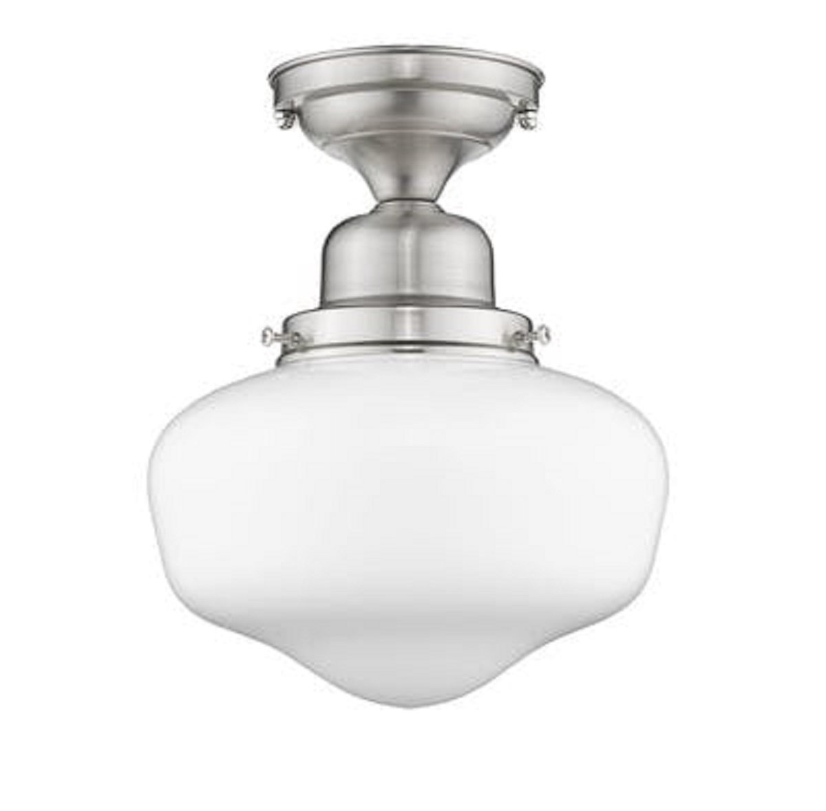 Charlton Home® Alberga 1-Light 8.5'' Semi Flush Mount | Wayfair