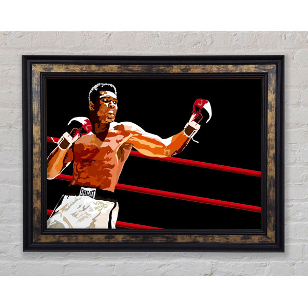 Bright Star Muhammad Ali In The Ring - Single Picture Frame Art Prints ...
