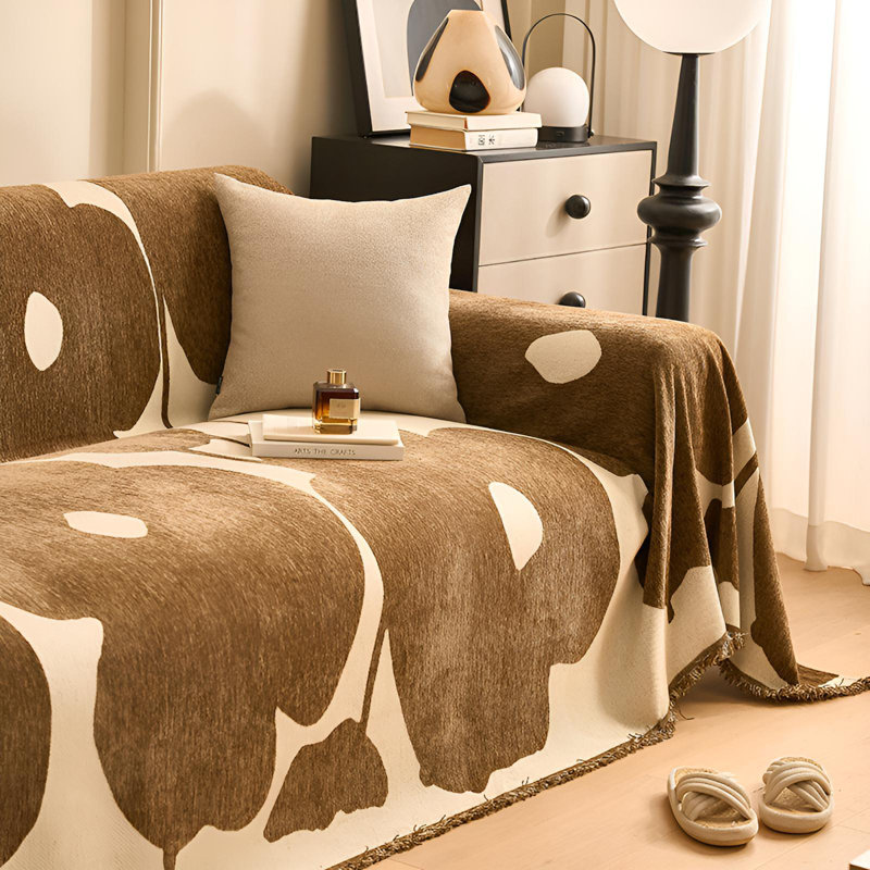 ACHERNAR LLC One-Piece Full Wrap Sofa Cloth, Stain-Resistant And Anti ...