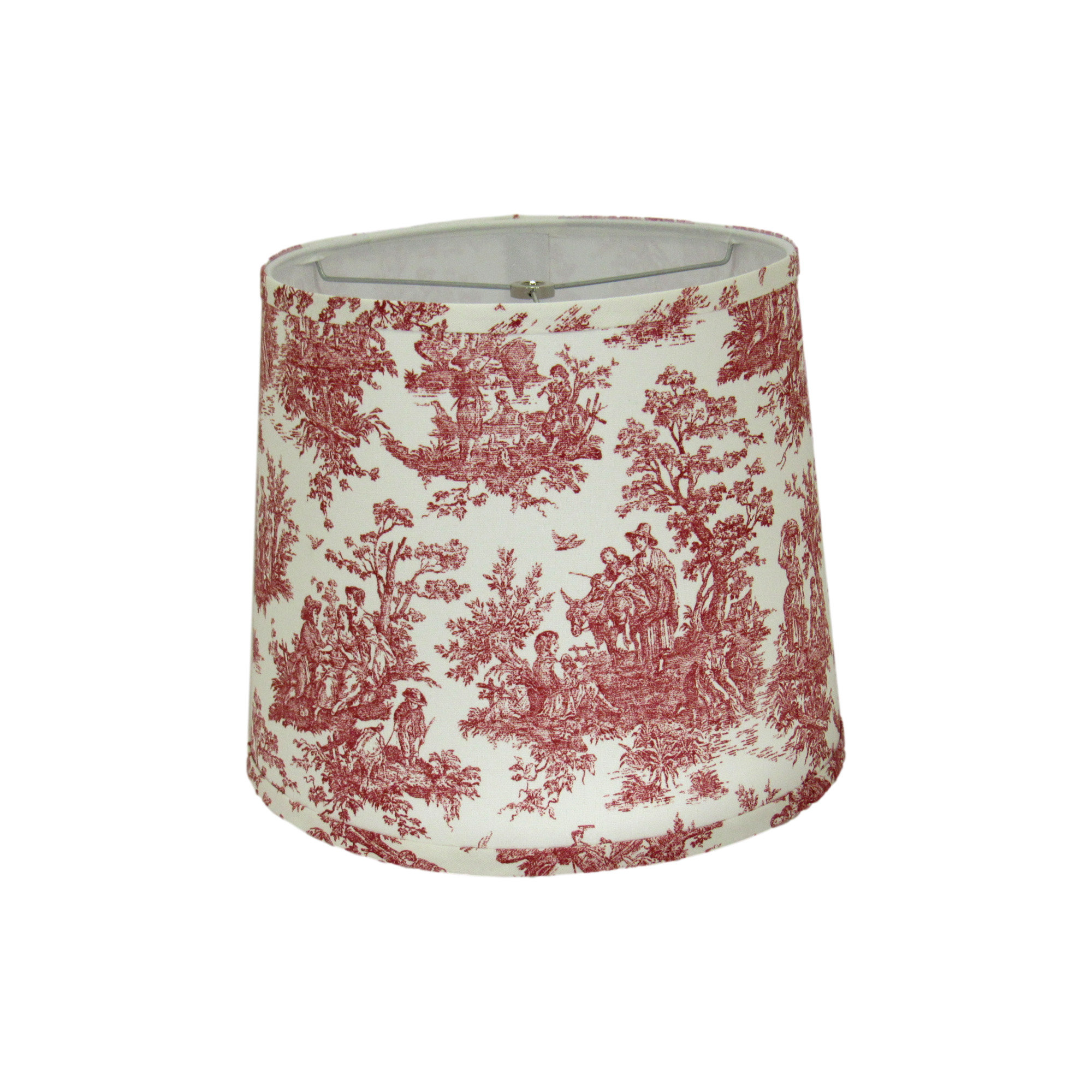 Astoria Grand Pompeian Red Toile Lamp Shade - Wayfair Canada