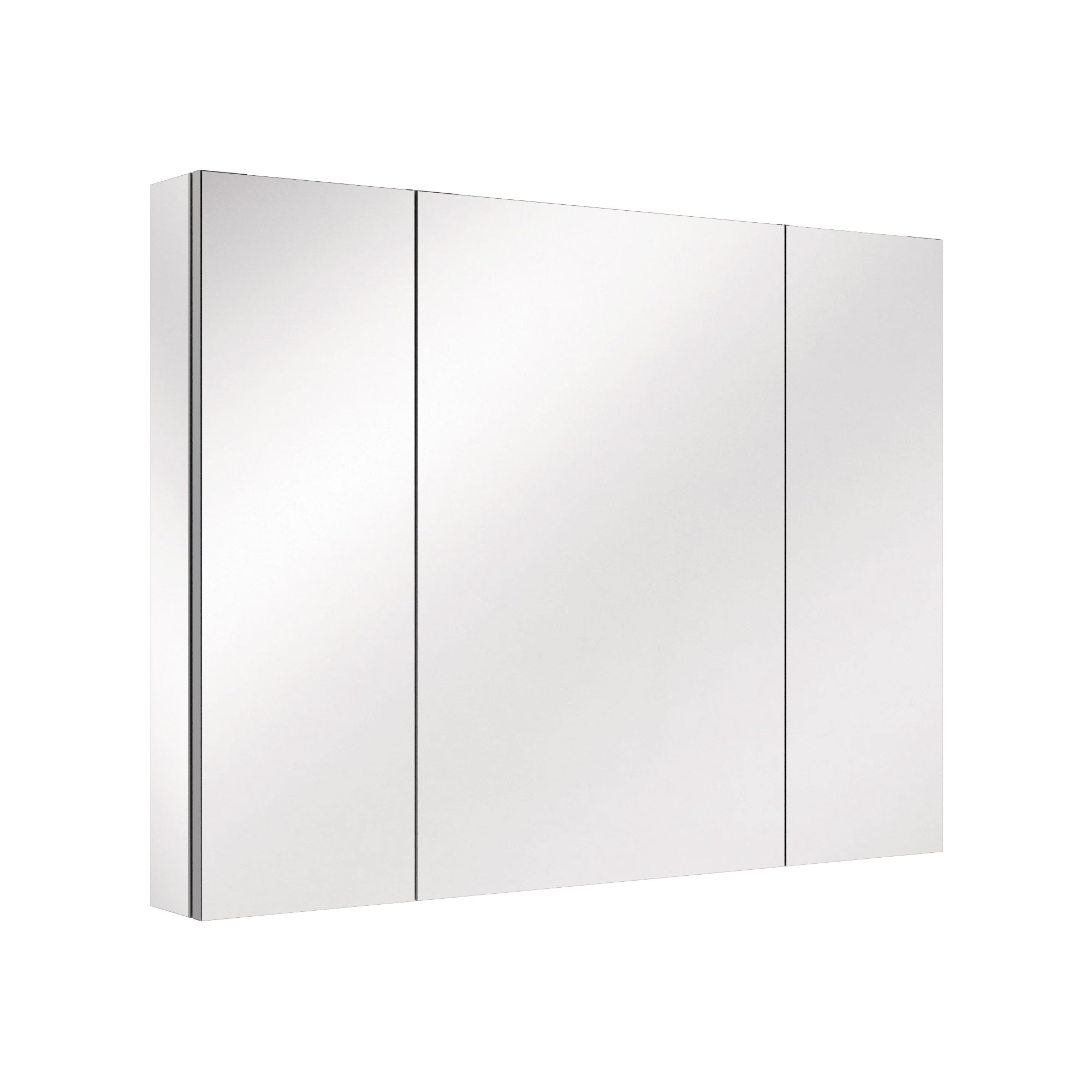 Latitude Run® 40'' W X 30'' H Wall-mounted Frameless Mirror Cabinet ...