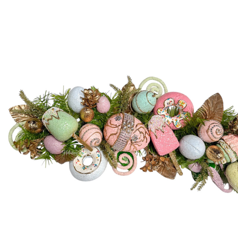 The Holiday Aisle® Easter Pastel Sweet Garland | Wayfair