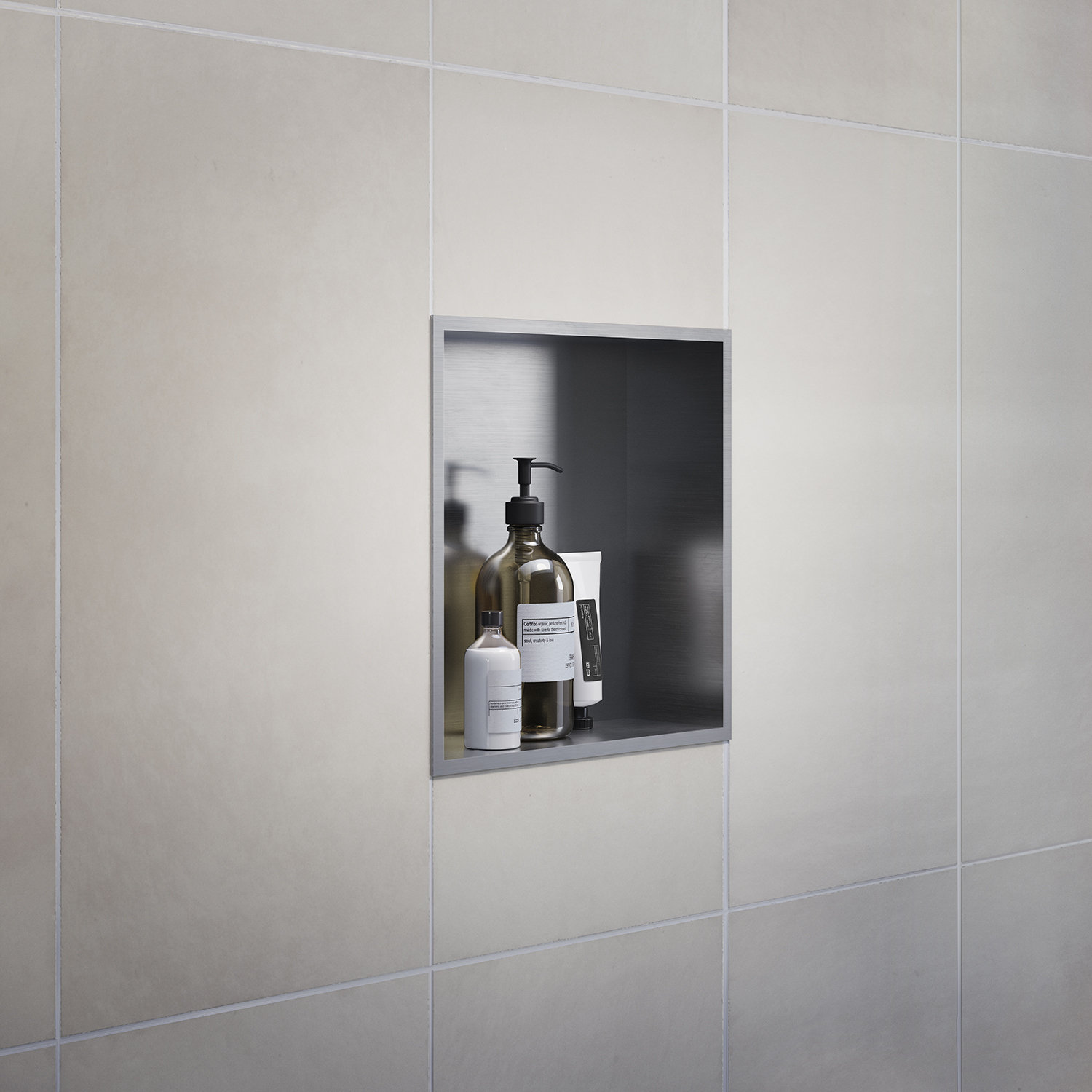 Smedbo Shower Niche Brushed Stainless Steel 12 X 12 | Wayfair