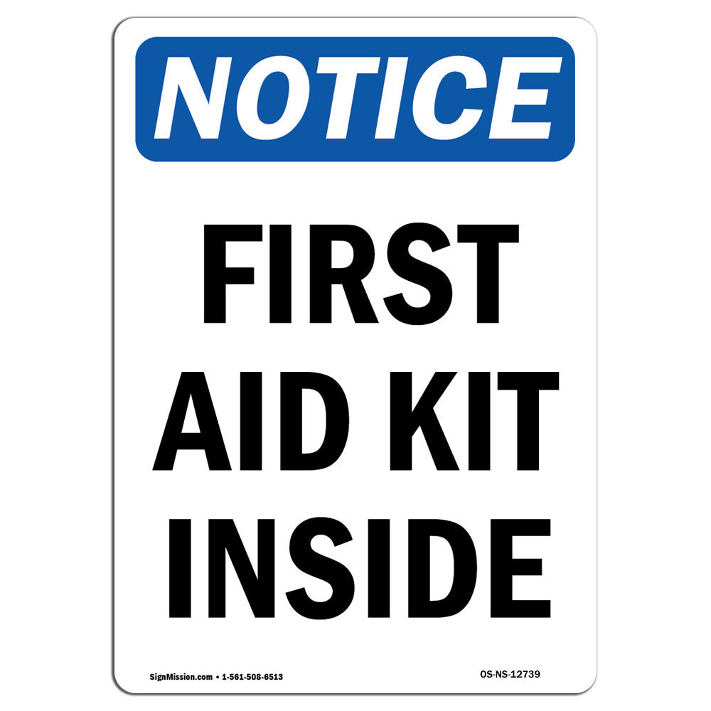 SignMission First Aid Kit Inside Sign | Wayfair