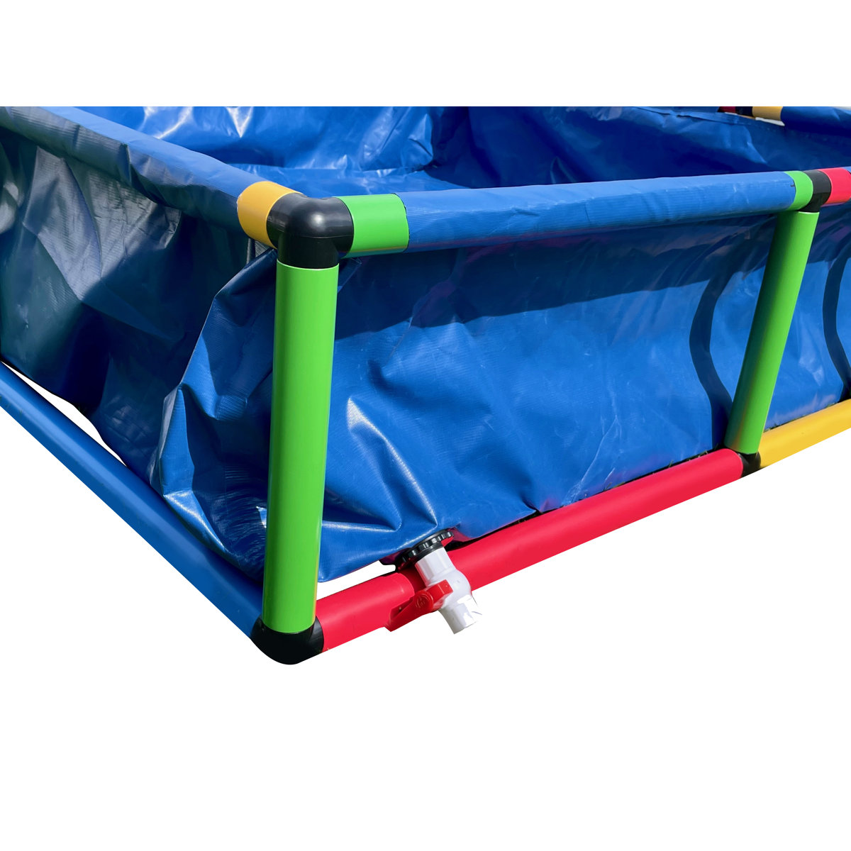 Funphix Build and Splash Buildable Swimming Pool - Outdoor Building Toy ...