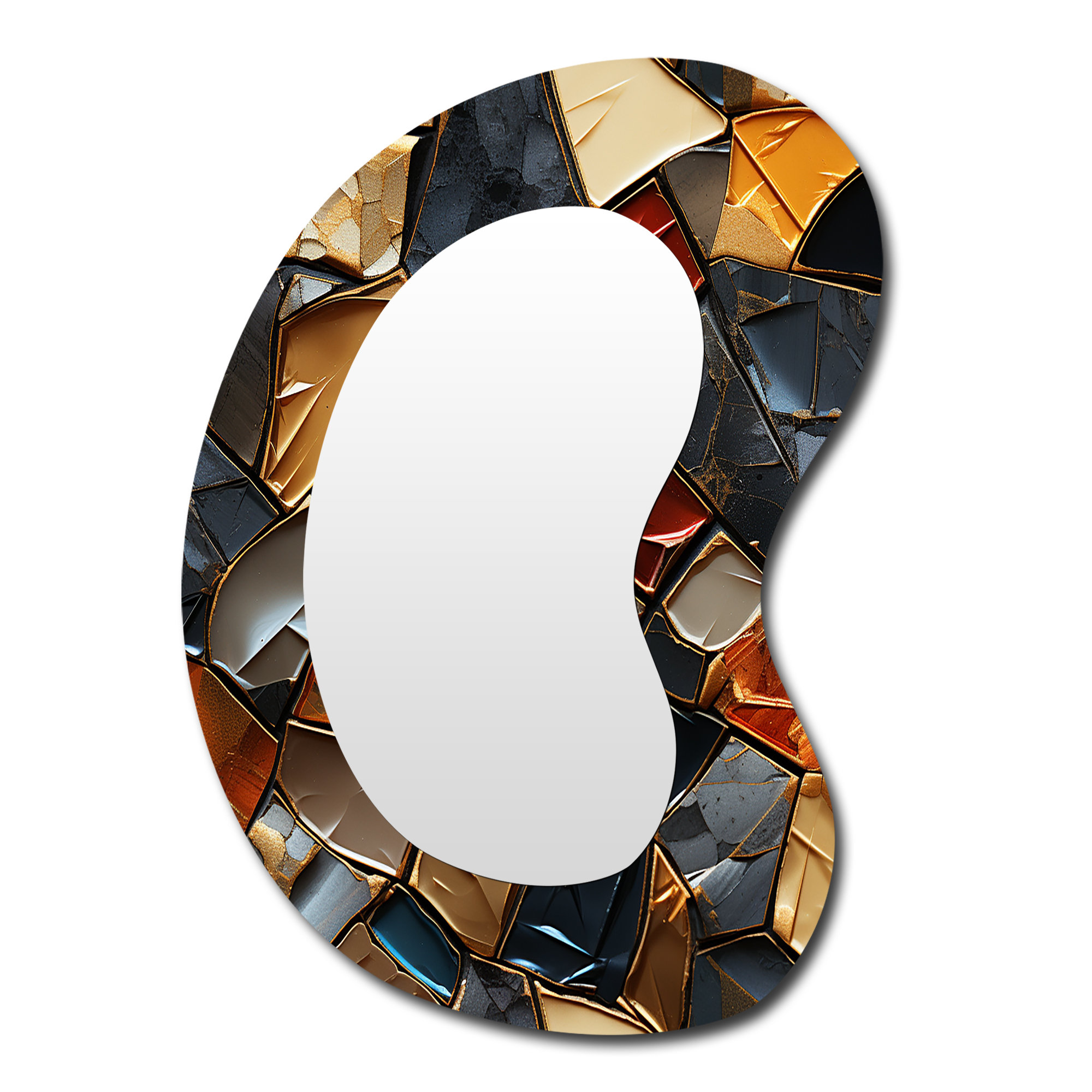 Ivy Bronx Cubic Mosaic Marble Tiles I - Abstract Tile Modern ...