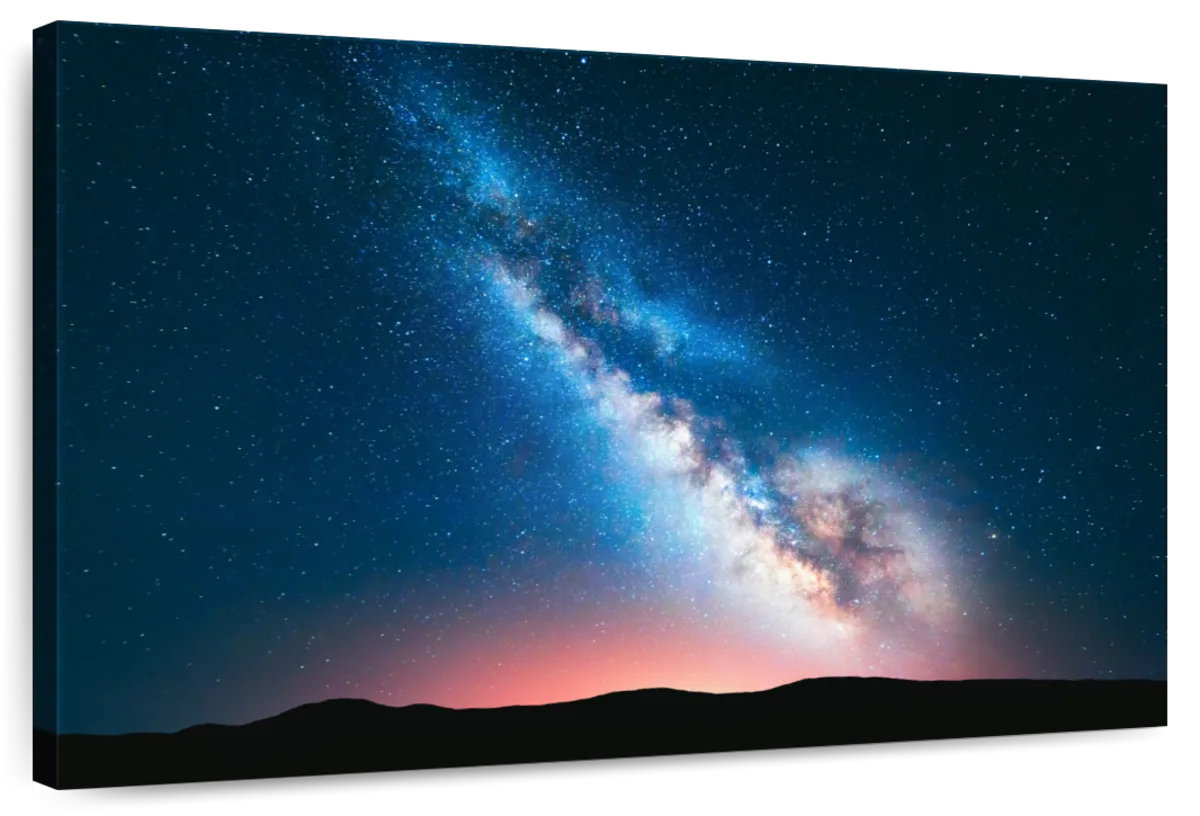 Ebern Designs Oberle Milky Way Over Mountainscape - Wayfair Canada